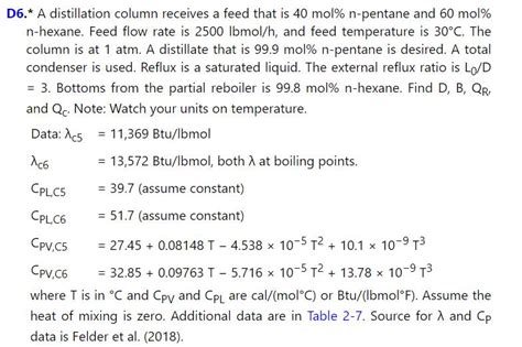 [solved] solve problem 3 d6 using a process simulator to find q {c