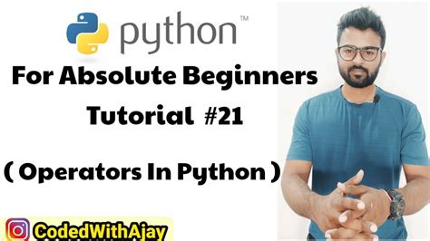 Operators In Python Python Tutorials For Absolute Beginners In Hindi 21 Youtube