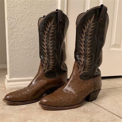 Tony Lama Shoes Tony Lama Ostrich Boots Poshmark