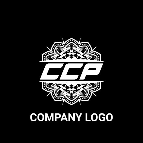Ccp Letter Royalty Mandala Shape Logo Ccp Brush Art Logo Ccp Logo For A Company Business And