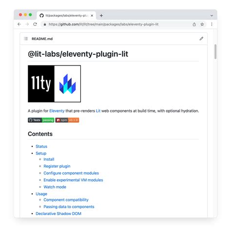 Eleventy Plugin For Static Rendering Of Lit Components Bram Us