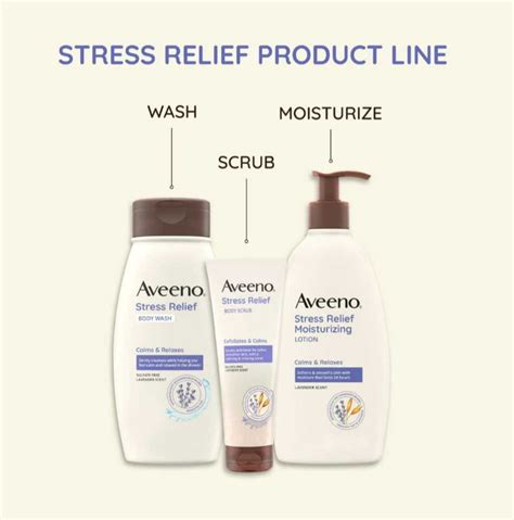 Aveeno Stress Relief Body Wash Calms And Relaxes 975ml 33 Fl Oz