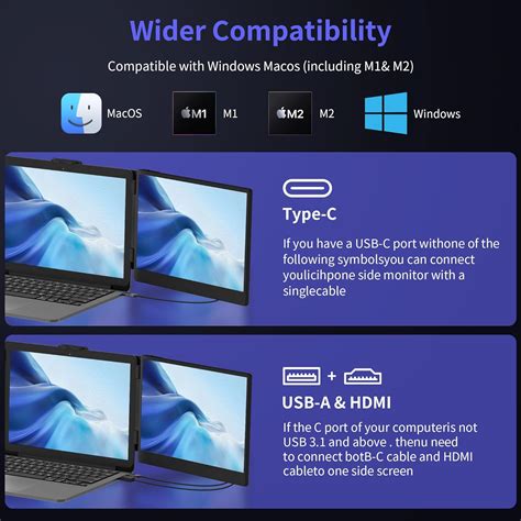 Aetherspark Extensor De Monitor Para Laptop Extensor De Pantalla De