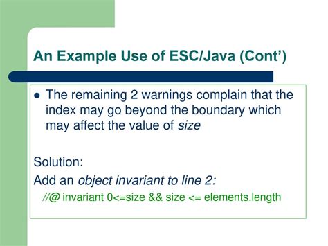 Extended Static Checking For Java Ppt Download