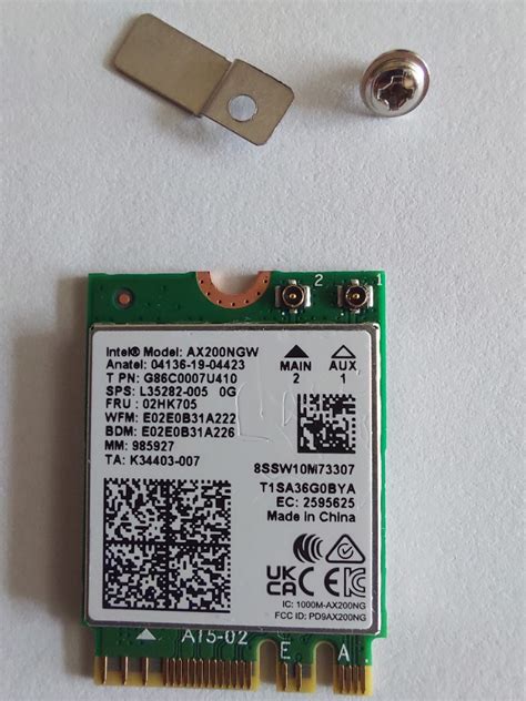 Intel AX200 NGW Wireless Network Card Computers Tech Parts