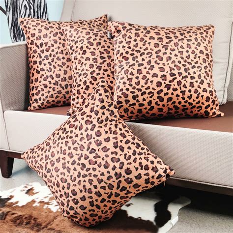 Merrylife 4 Pack Velvet Soft Solid Color Decorative Square Throw Pillow