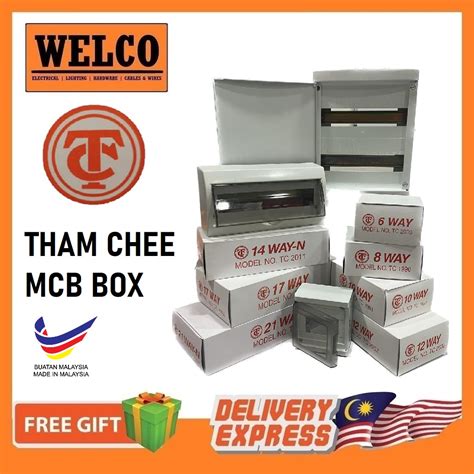 Tham Chee Pvc Mcb Box Electrical Distribution Box Dinrail Type Shopee Malaysia