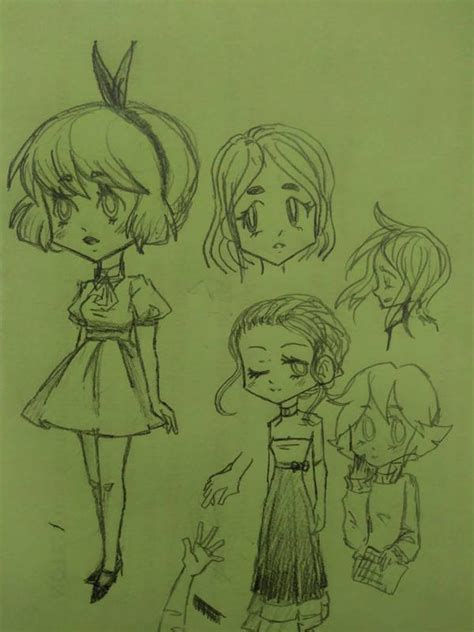 Doodling Girls By Coconoquis On Deviantart