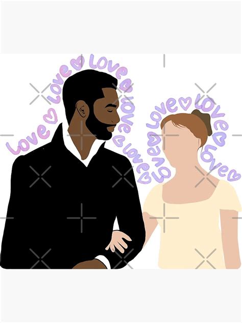 Daphne And Simon Bridgerton Netflix Fan Art Love Photographic Print