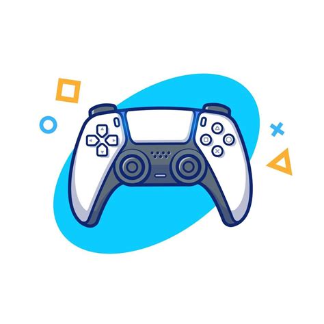 Game Controller Sport Cartoon Vector Icon Illustration Technology Game Icon Concept Isolated