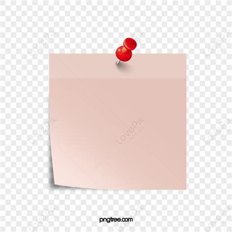 핑크 장식 만화 일러스트 플랫 노트 메모 메모지 포스트잇직사각형콜라주 Png 일러스트 무료 다운로드 Lovepik