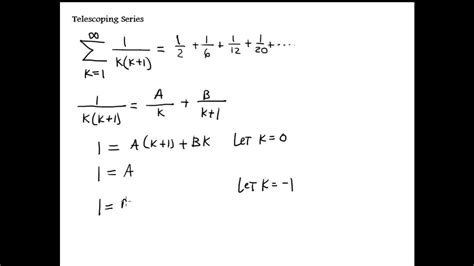 Telescoping Series 1 Youtube