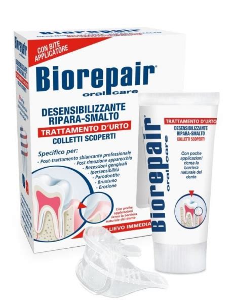 Десенситайзер Biorepair Plus Desensitizing Комплект (гель 50 мл + капы ...