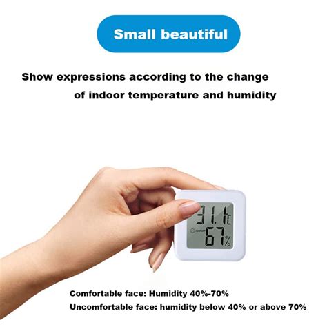 Indoor Room Temperature Humidity Meter Raw Plus Coffee