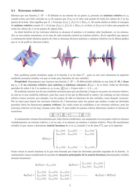 Tema 14 CÃlculo diferencial de funciones de varias variables II