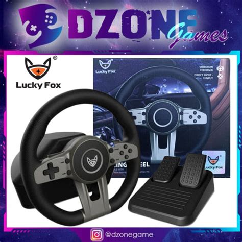 Jual Lucky Fox Racing Wheel Rw10 For Ps5 Ps4 Xbox Series Switch Pc