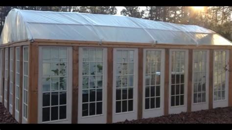 How To Build A Greenhouse Out Of Sliding Glass Doors Glass Door Ideas