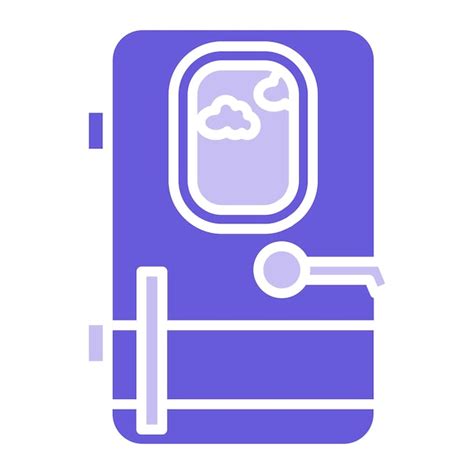 Premium Vector Exit Door Vector Illustration