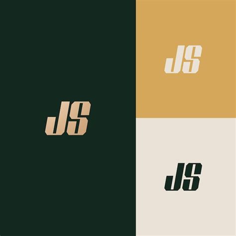 Premium Vector Js Logo Design Template