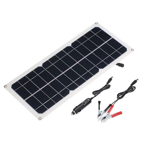Aliexpress Com Buy Portable Usb Dc V Dc V W Dual Output Solar Panel Solar Power Energy
