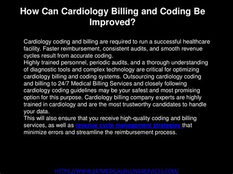 Maximizing Reimbursement In Cardiology Billing Pdf