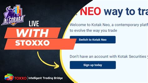 How To Register And Login With Kotak Neo Apis With Algobaba Stoxxo Hindi Youtube