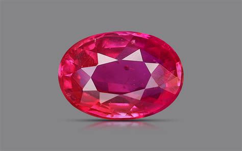Certified Ruby 1 54 Carat Oval Gempundit