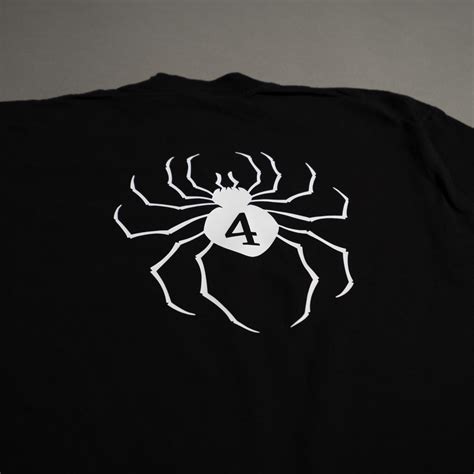 Hisoka Spider Oversized Tee In Black