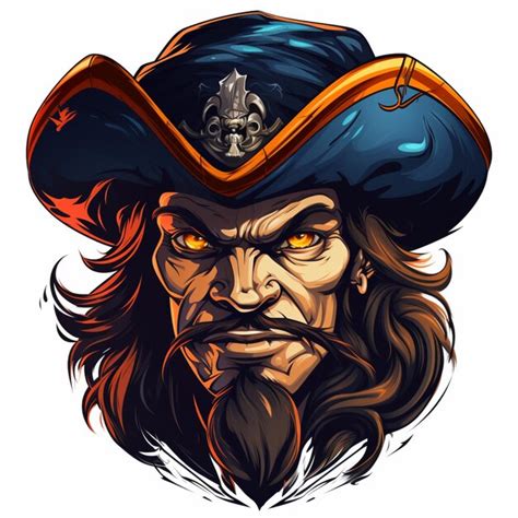 Premium Photo Pirate Head Mascot Royalty Vector Illustration Image Ai