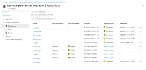 discover and replicate hyper v vms for migration to azure local using