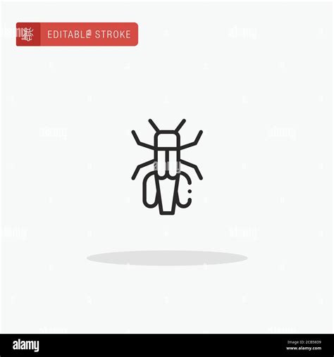 Grasshopper Icon Vector Grasshopper Icon For Presentation Stock Vector Image And Art Alamy