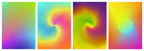 Large Octagon Blend To Small Octagon Background Colorful Design Collection 10385378 Vector Art