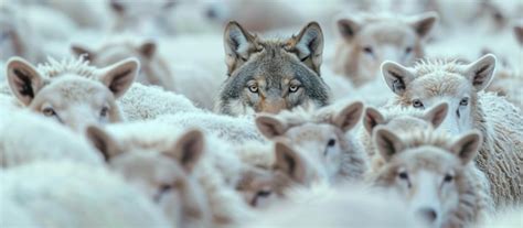 Premium Photo Wolf In Sheeps Clothing A Hidden Predator