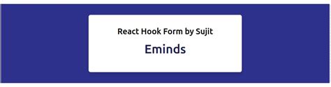 Sujit Tingare On Linkedin React Hook Form — A Complete Guide