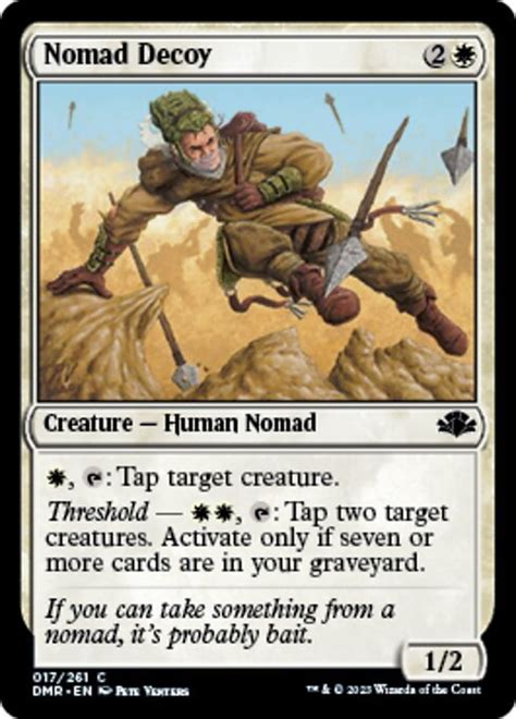 Yahooオークション Mtg 白英語版 《遊牧の民のおとりnomad Decoy
