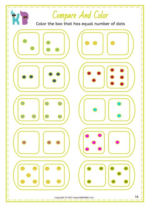 15 Free Equal Or Not Equal Worksheets Kikkibikki