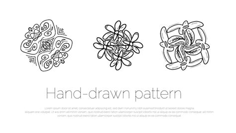 Premium Vector Seamless Hand Drawn Pattern Design