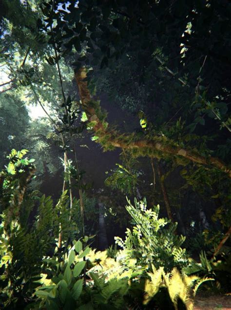 Unreal Engine 4 Beautiful Rainforest Environment