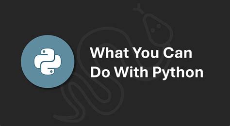 what you can do with python python is versatile so we will focus