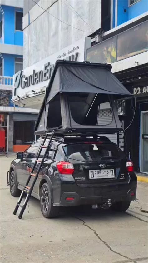 Rooftoptents Rocktank รุ่น Desert Cruiser ติดตั้งคานขวาง Yakima Whisper Bar กับรถรุ่น Isuzu D