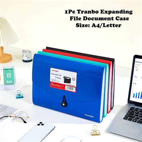 Tranbo Expanding File Document Case Letter A4 Size Shopee Philippines