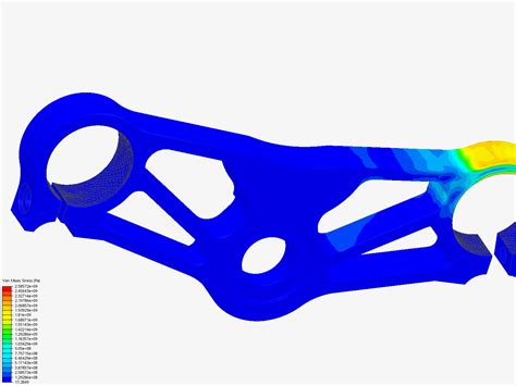 Motorcycle Triple Clamp Analysis By Psaffran Simscale