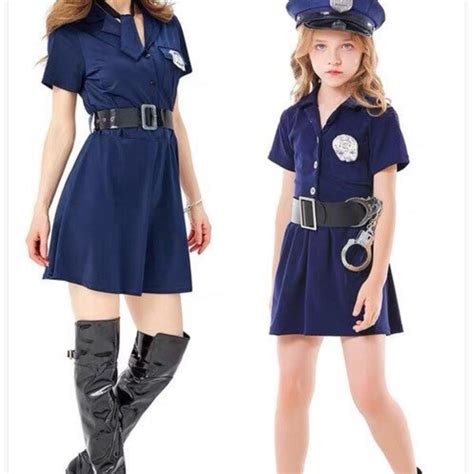 Police Officer Girl Costume Etsy