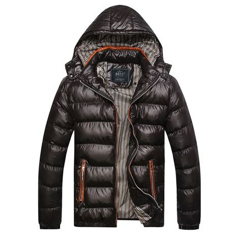 2018 Winter Thick Warm Men Jackets Hood Cotton Padded Jacket Male