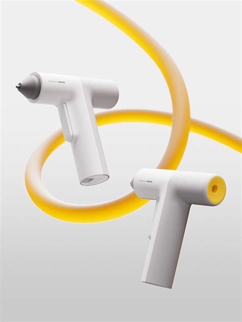 Hoto Easyflow 热胶枪旨在使 Diy 制作和家居用品粘接更容易。该产品取代了传统的手动挤压方式，改为电机驱动的自动机构。轻轻按下