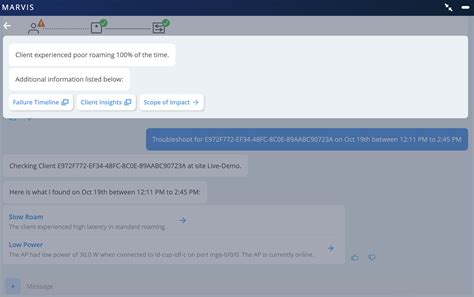 Troubleshoot Teams Sessions Using The Marvis Conversational Assistant