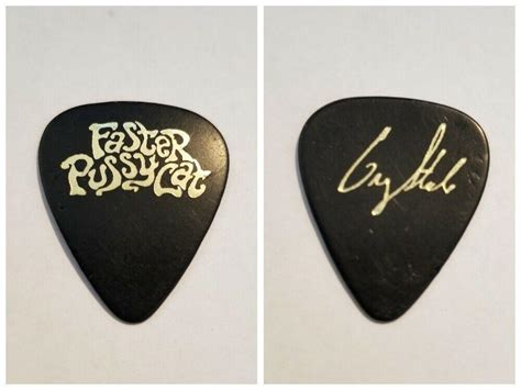 Vintage Faster Pussycat Greg Steele Signature Guitar Pick 3847044299