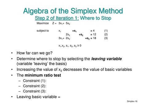 Ppt Solving Linear Programs The Simplex Method Powerpoint Presentation Id6595157