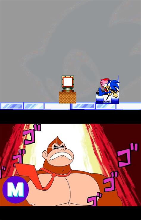 Sonic N Amy Reaction Dks Bizarre Banana Adventure By Rutgervdc On