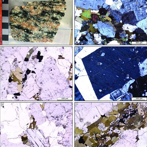 Hand Sample Photograph And Thin Section Photomicrographs Of Sample Download Scientific Diagram